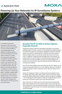 Moxa Europe | ITS AN - IP Surveillance Systems