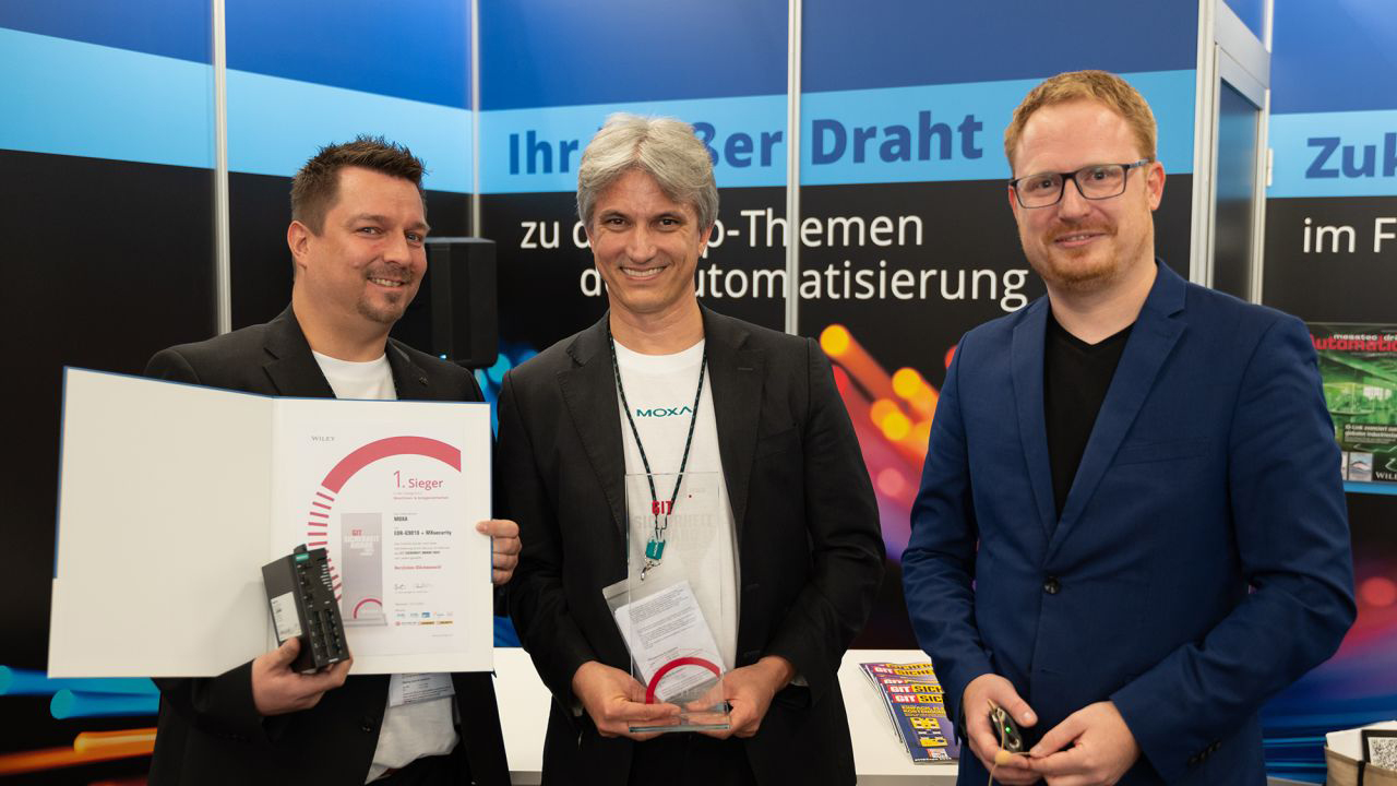 Moxa Wins First Place in GIT Security Award 2024!